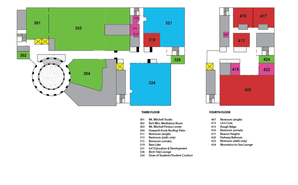 Building Maps | Plemmons Student Union | Appalachian State University